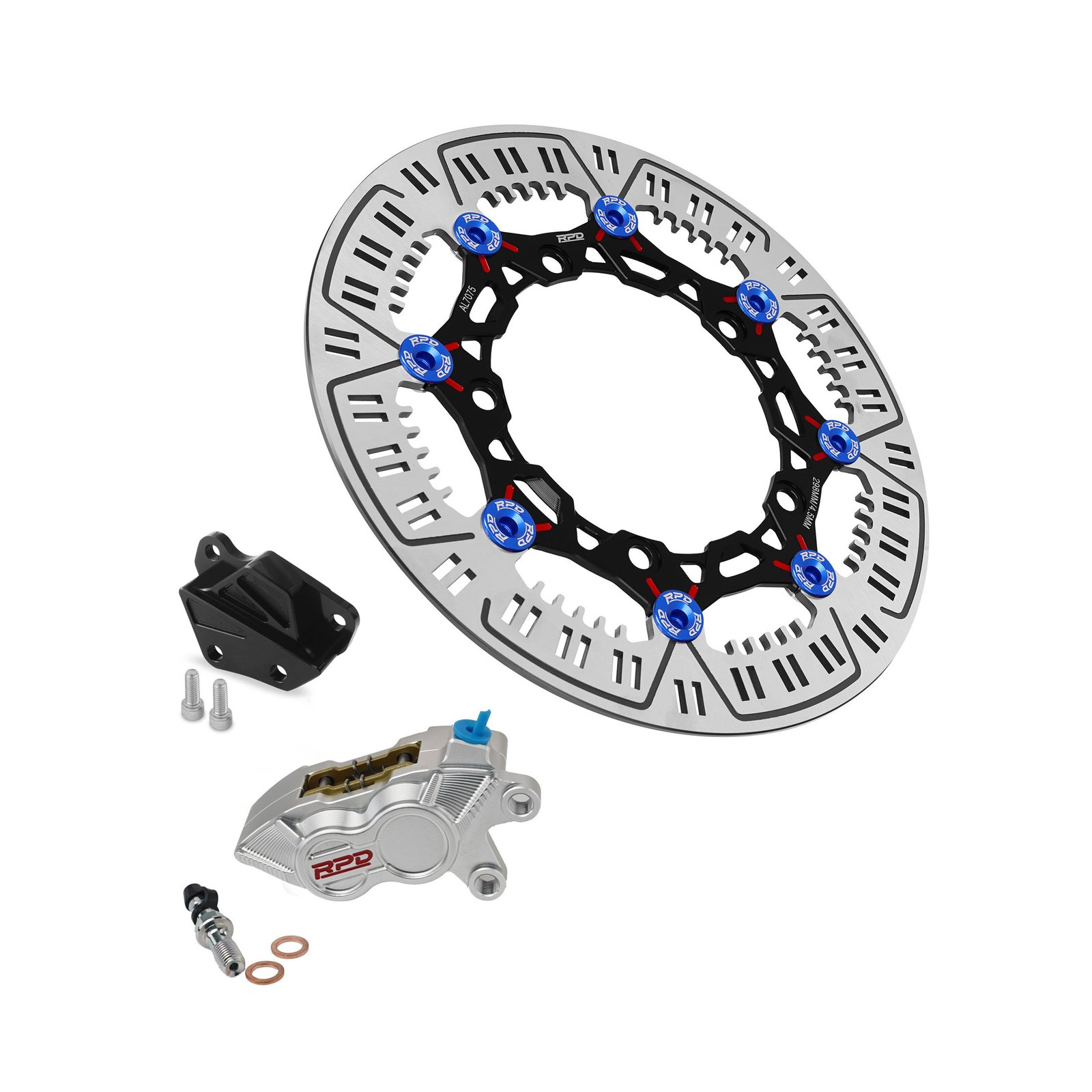 Jual RPD Package Caliper Blitz Axial Left 4P Disc Rotor Matrix 298mm ...